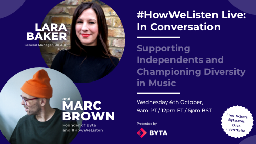 #HowWeListen Live: In Conversation with Lara Baker (FUGA)