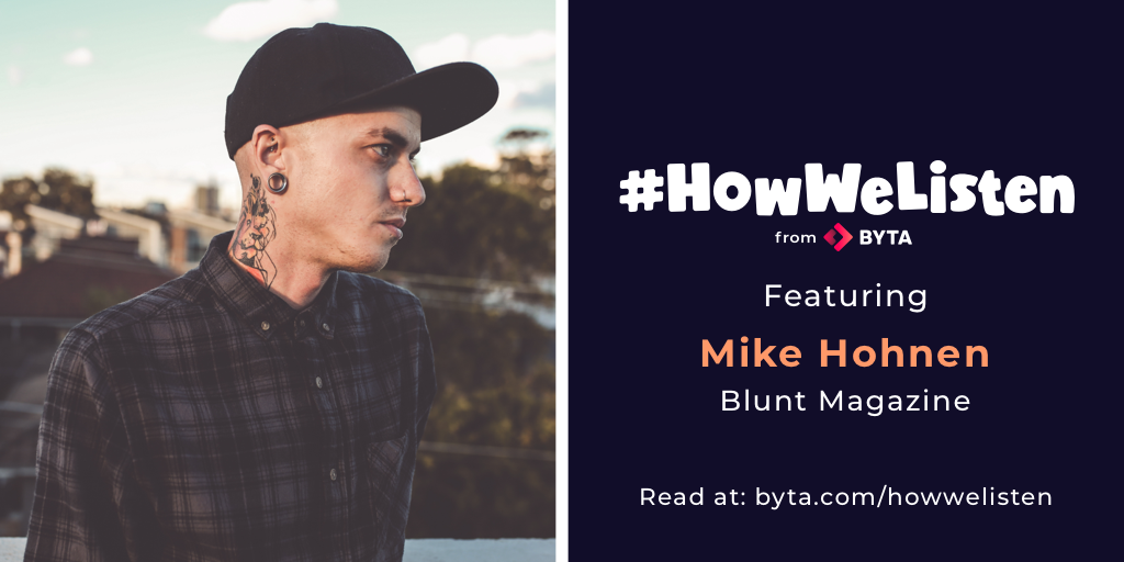 Mike Hohnen: Interview - #HowWeListen from Byta Mike Hohnen: Interview - #HowWeListen from Byta