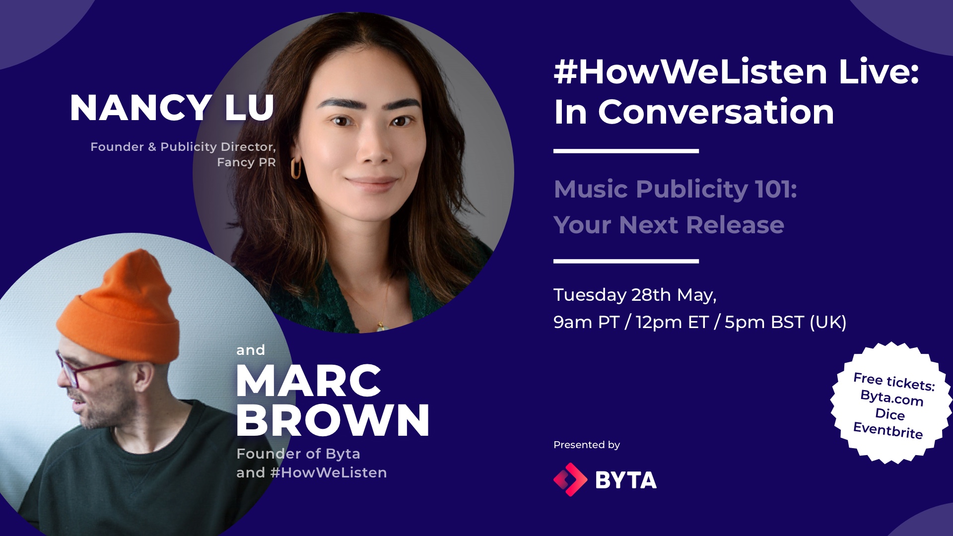#HowWeListen Live: In Conversation with Nancy Lu (Fancy PR)