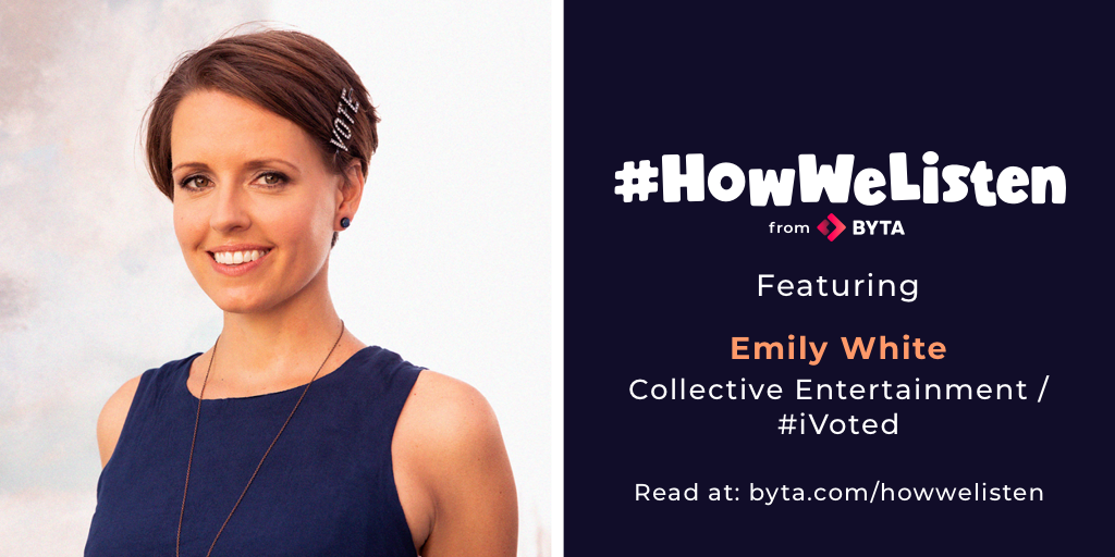 Emily White: Interview - #HowWeListen from Byta